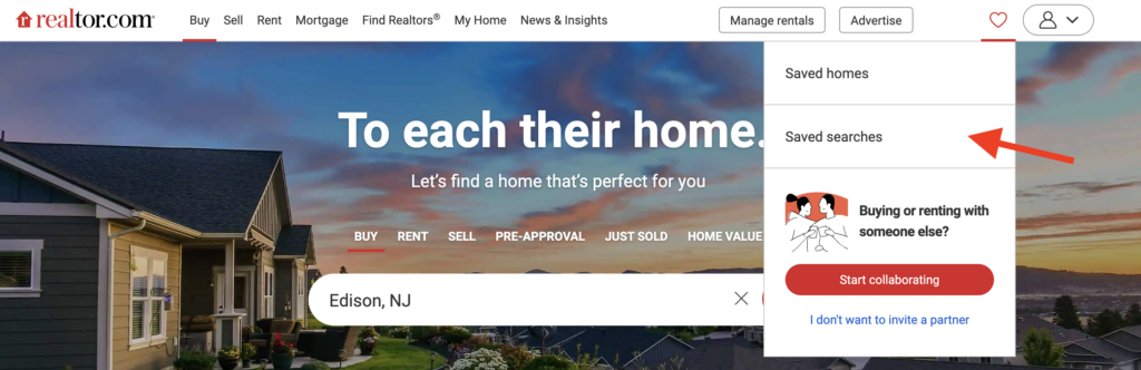 How to personalize your home search on Realtor.com® - Homemade