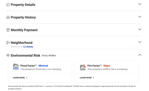 Now You Can Understand a Home’s Wildfire Risk on Realtor.com® - Homemade